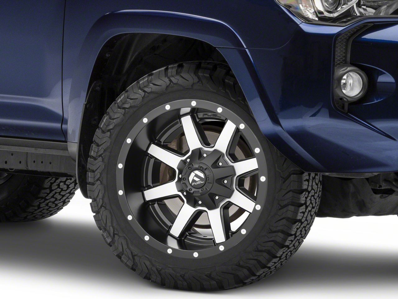 Fuel Wheels Toyota 4-Runner Maverick Matte Black Machined 6-Lug Wheel ...