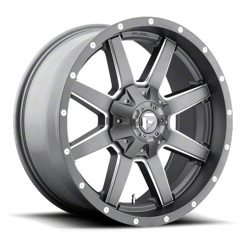 Fuel Wheels Toyota 4-Runner Maverick Matte Gunmetal Milled 6-Lug Wheel ...
