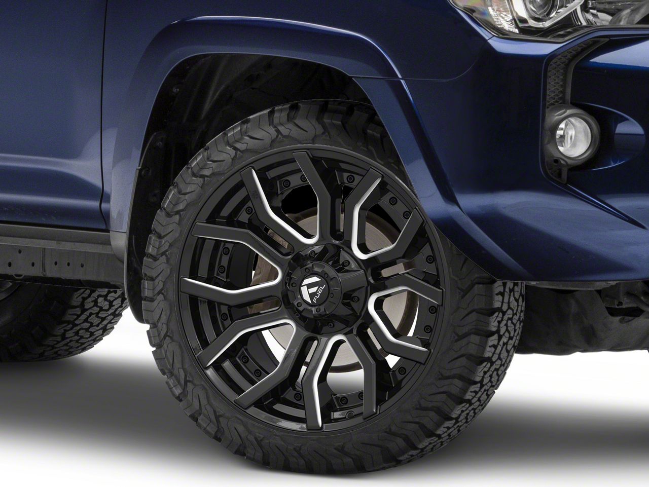 Fuel Wheels Toyota 4-Runner Rage Gloss Black Milled 6-Lug Wheel; 22x10 ...