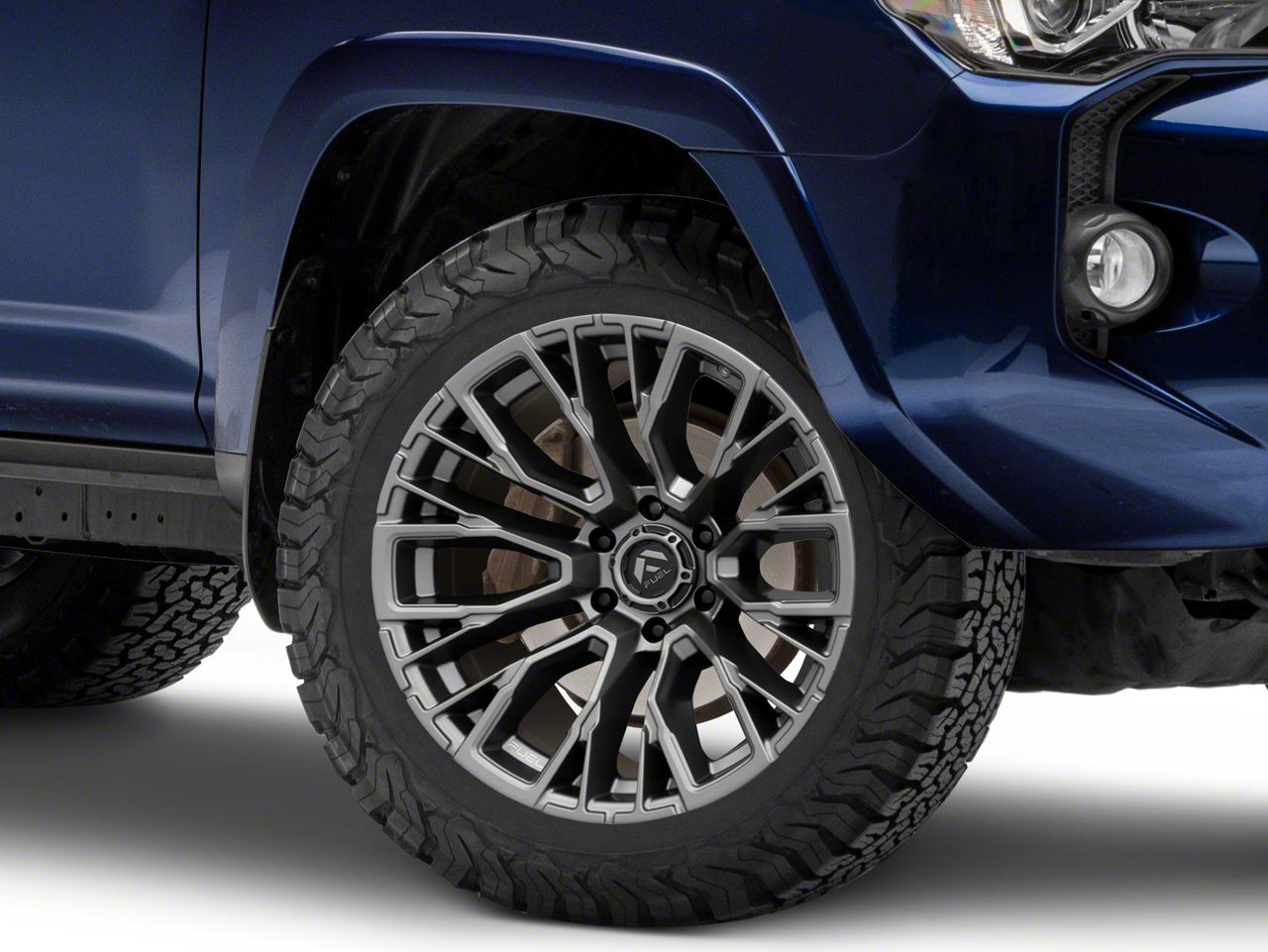 Fuel Wheels Toyota 4-Runner Rebar Matte Gunmetal 6-Lug Wheel; 20x9 ...