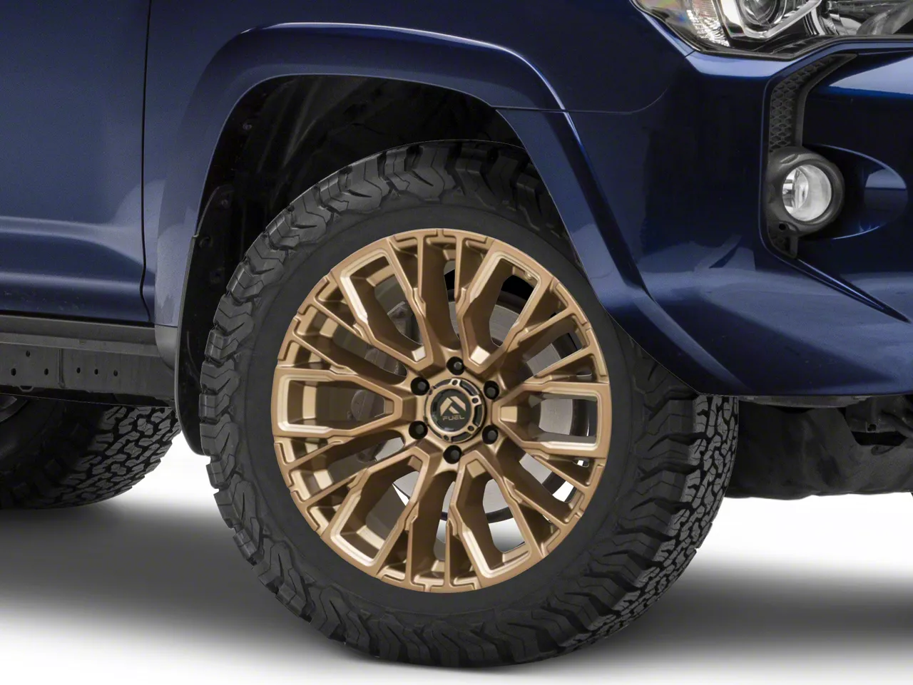 Fuel Wheels Toyota 4-Runner Rebar Platinum Bronze Milled 6-Lug Wheel ...
