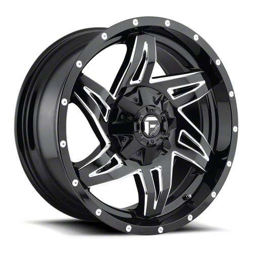 Fuel Wheels Toyota 4-Runner Rocker Gloss Black Milled 6-Lug Wheel ...