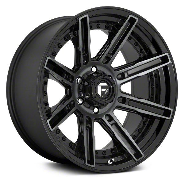 Fuel Wheels Toyota 4-Runner Rogue Gloss Machined Double Dark Tint 6-Lug ...