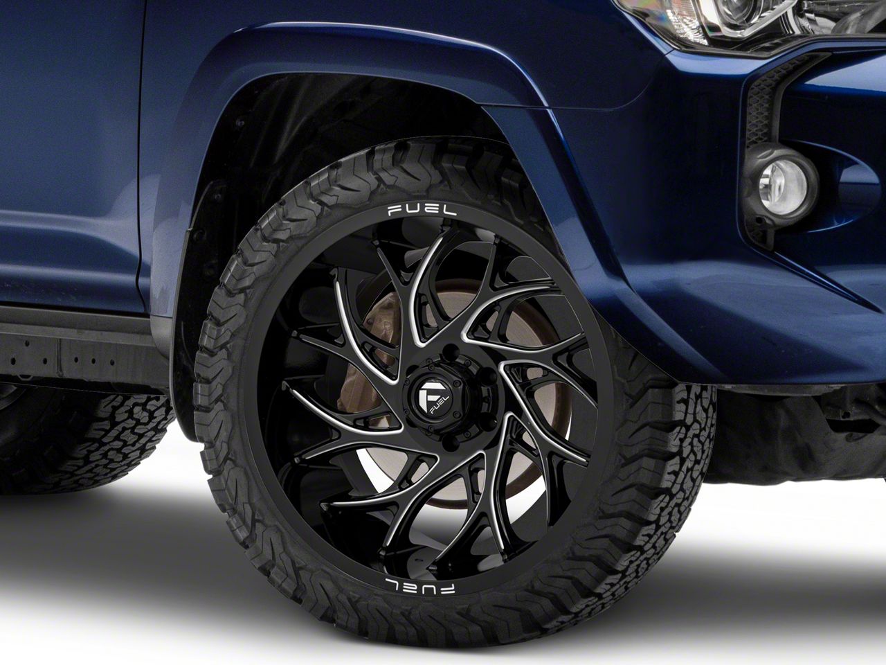 Fuel Wheels Toyota 4-Runner Runner Gloss Black Milled 6-Lug Wheel ...