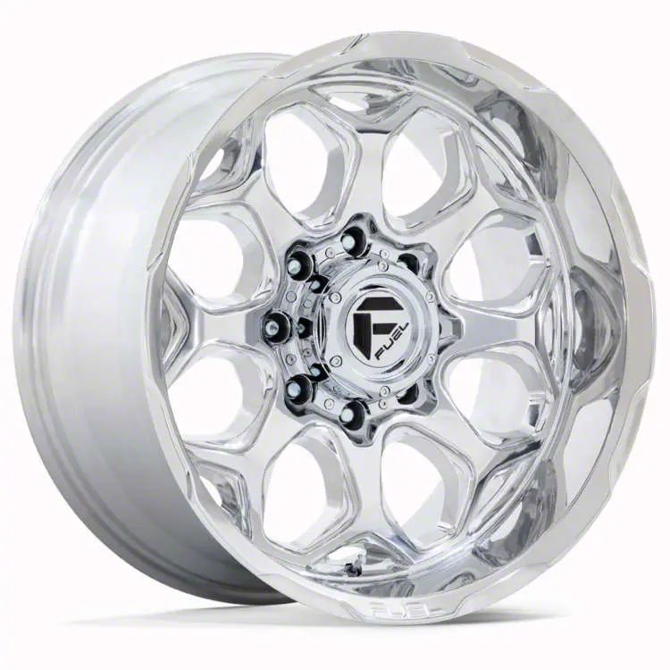 Fuel Wheels Toyota 4-Runner Scepter Polished Milled 6-Lug Wheel; 22x12 ...