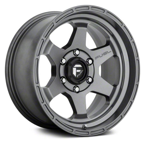 Fuel Wheels Toyota 4-Runner Shok Matte Anthracite 6-Lug Wheel; 17x10 ...