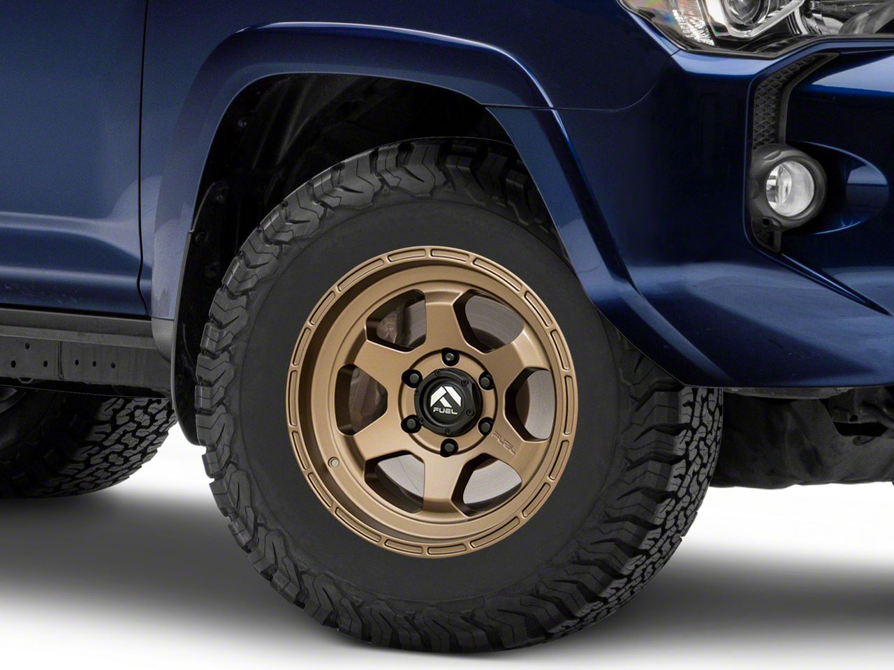 Fuel Wheels Toyota 4-Runner Shok Matte Bronze 6-Lug Wheel; 17x10; -18mm ...