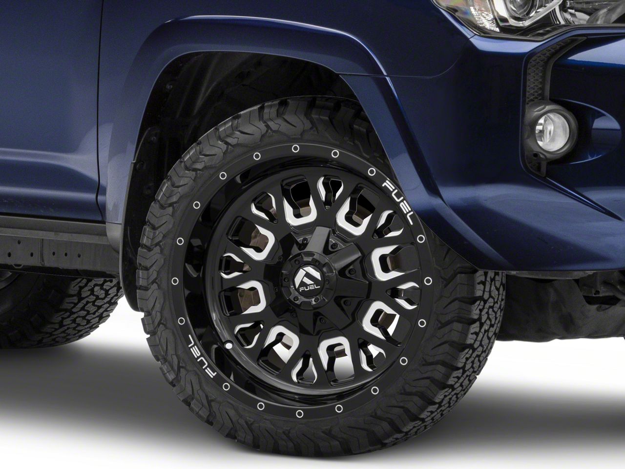 Fuel Wheels Toyota 4-Runner Stroke Gloss Black Milled 6-Lug Wheel ...