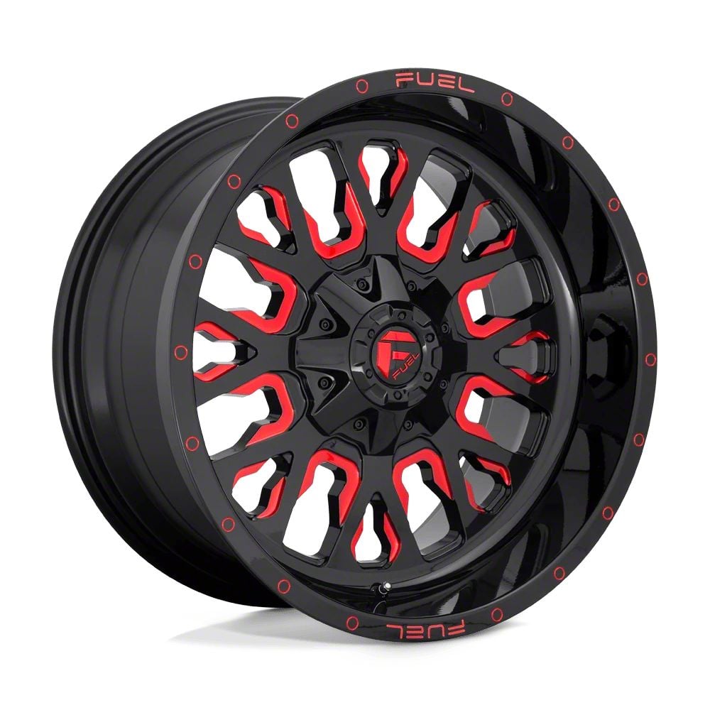 Fuel Wheels Toyota 4-Runner Stroke Gloss Black with Red Tinted Clear 6 ...
