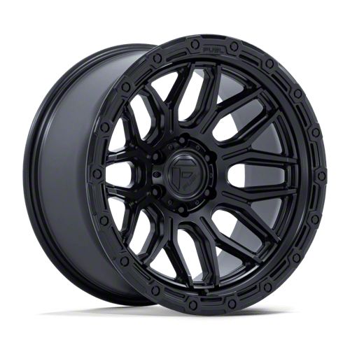 Fuel Wheels Toyota 4-Runner Surge Matte Black with Gloss Black Lip 6 ...