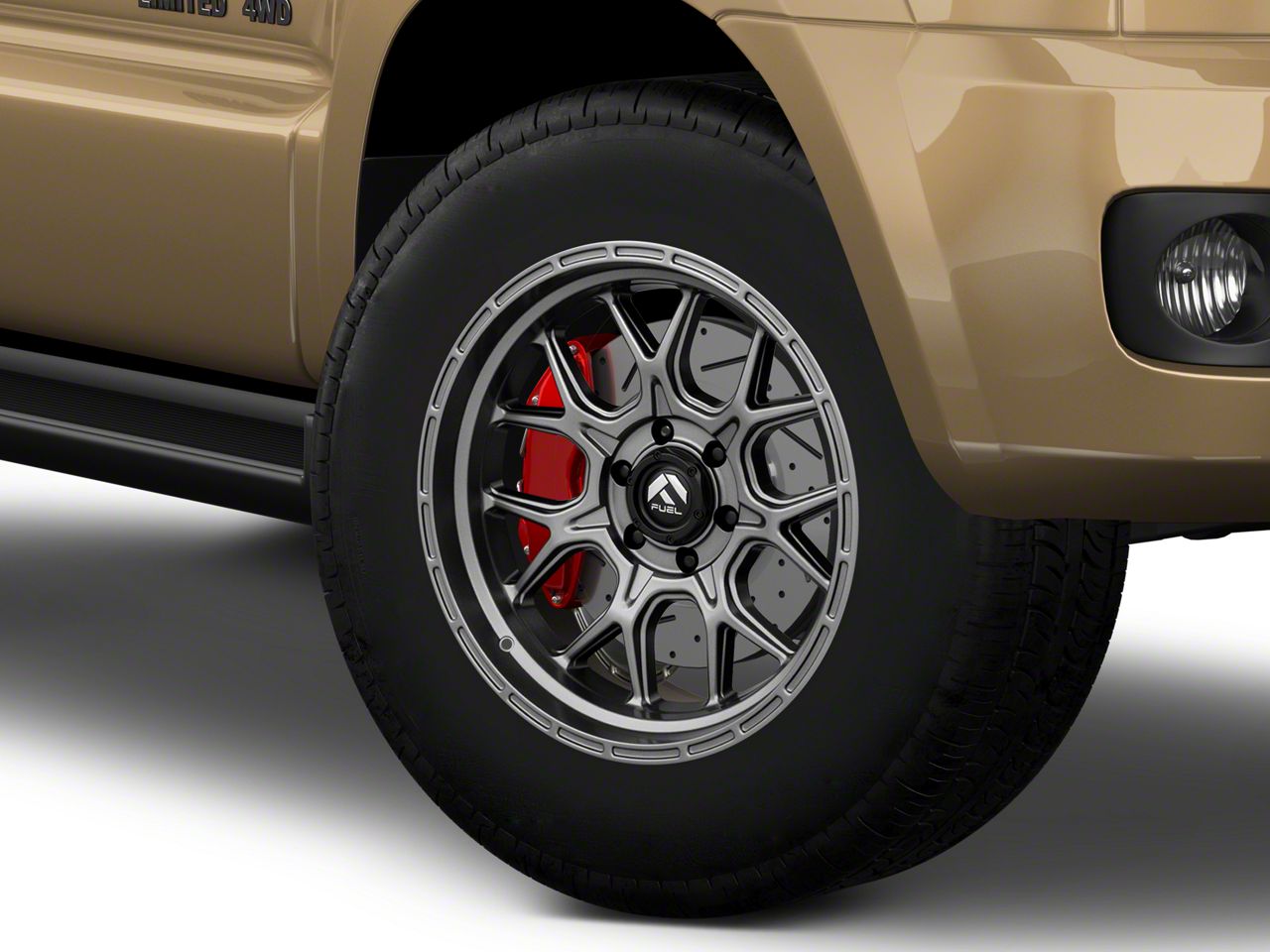 Fuel Wheels Toyota 4-Runner Tech Matte Anthracite 6-Lug Wheel; 17x9 ...