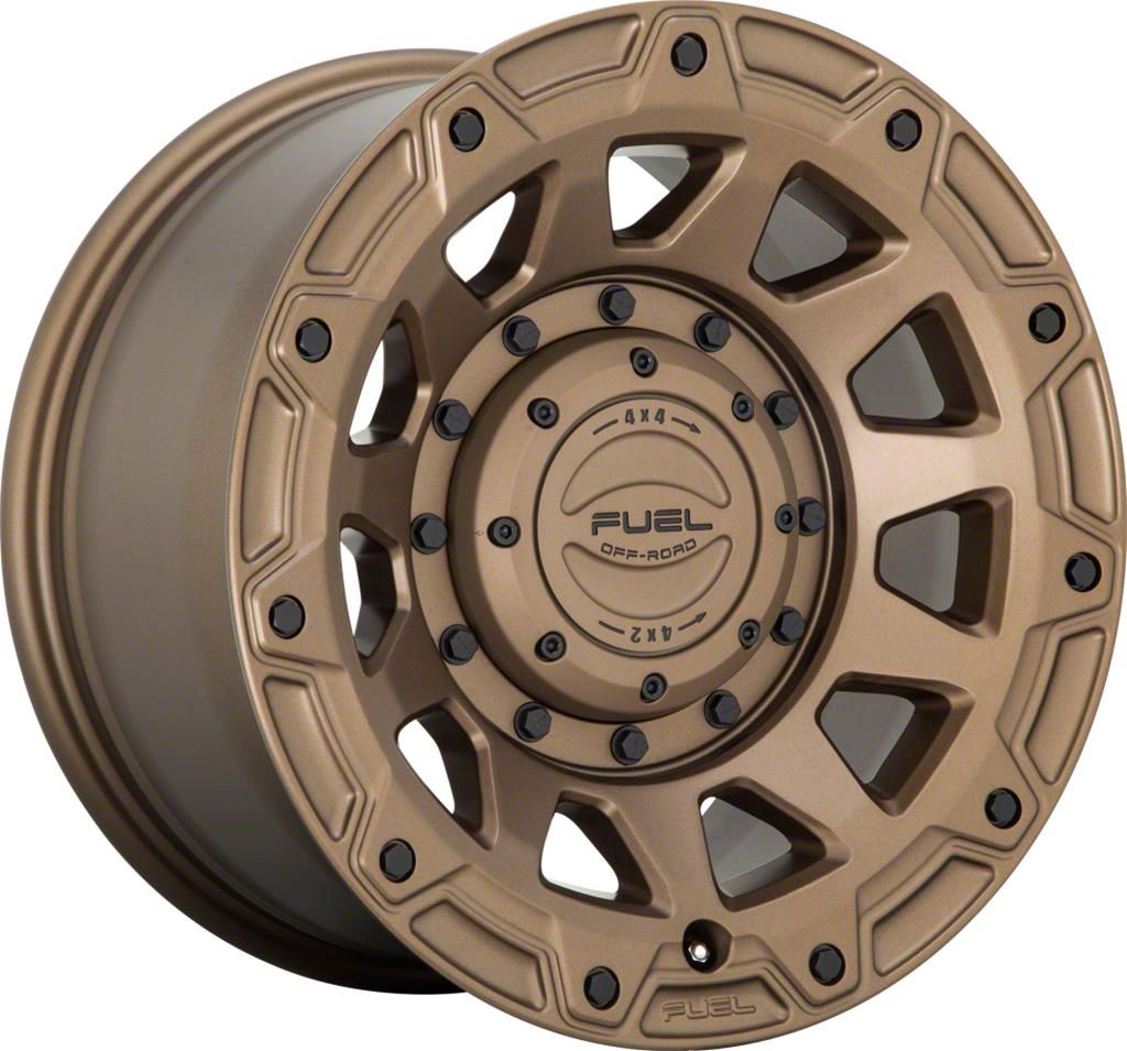 Fuel Wheels Toyota 4-Runner Tracker Matte Bronze 6-Lug Wheel; 17x9; 1mm ...