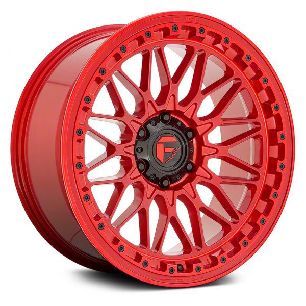Fuel Wheels Toyota 4-Runner Trigger Candy Red 6-Lug Wheel; 17x9; 1mm ...