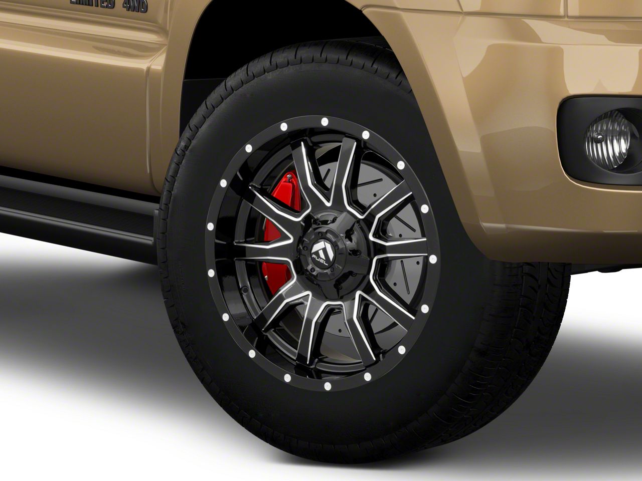 Fuel Wheels Toyota 4-Runner Vandal Gloss Black Milled 6-Lug Wheel; 18x9 ...