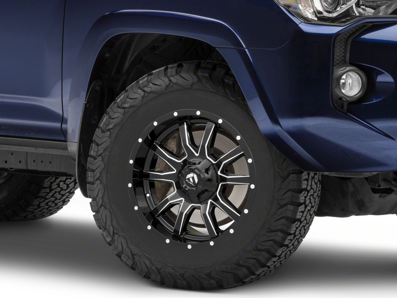 Fuel Wheels Toyota 4-Runner Vandal Gloss Black Milled 6-Lug Wheel; 17x9 ...