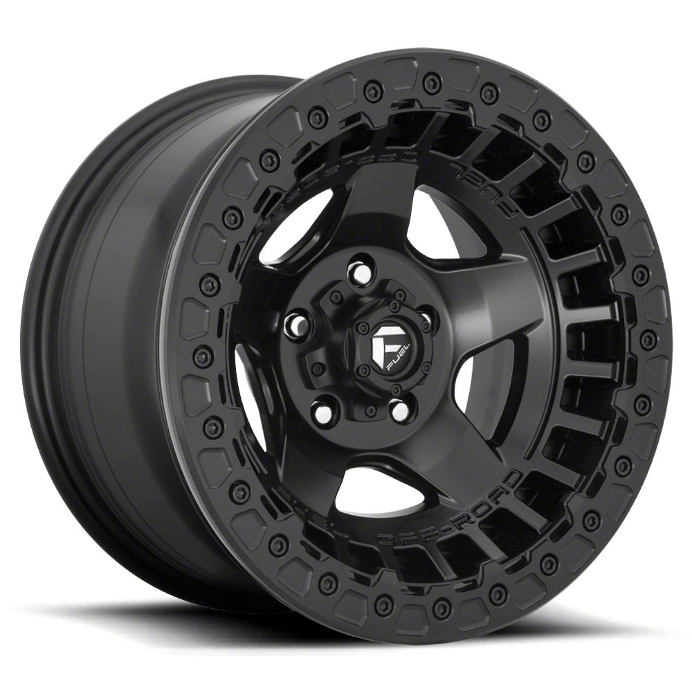 Fuel Wheels Toyota 4-Runner Warp Beadlock Matte Black 6-Lug Wheel; 17x9 ...