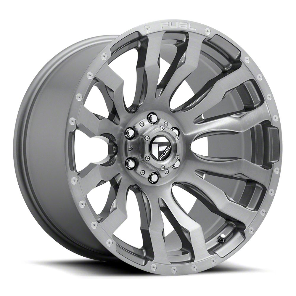 Fuel Wheels Bronco Blitz Brushed Gunmetal 6-Lug Wheel; 18x9; 1mm Offset ...