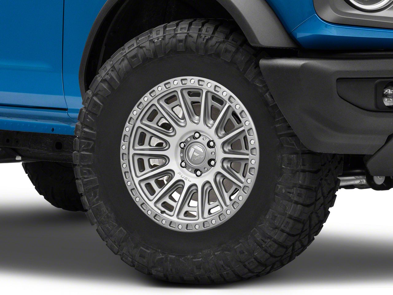 Fuel Wheels Bronco Cycle Platinum 6-Lug Wheel; 17x9; -12mm Offset ...