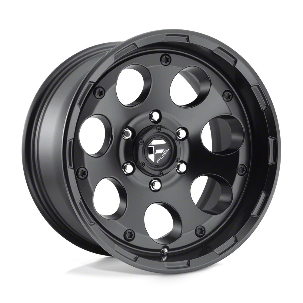 Fuel Wheels Bronco Enduro Matte Black 6-Lug Wheel; 17x9; -12mm Offset ...
