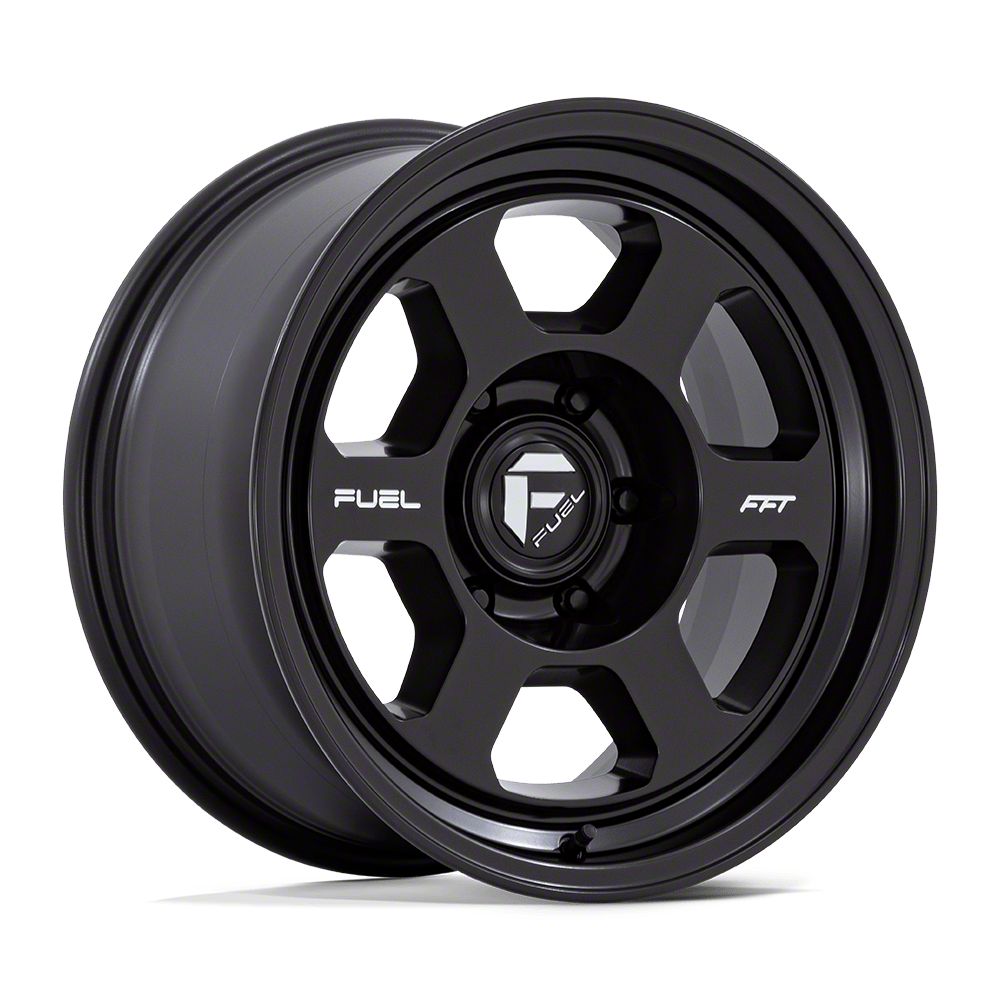 Fuel Wheels Bronco Hype Matte Black 6-Lug Wheel; 18x8.5; 10mm Offset ...