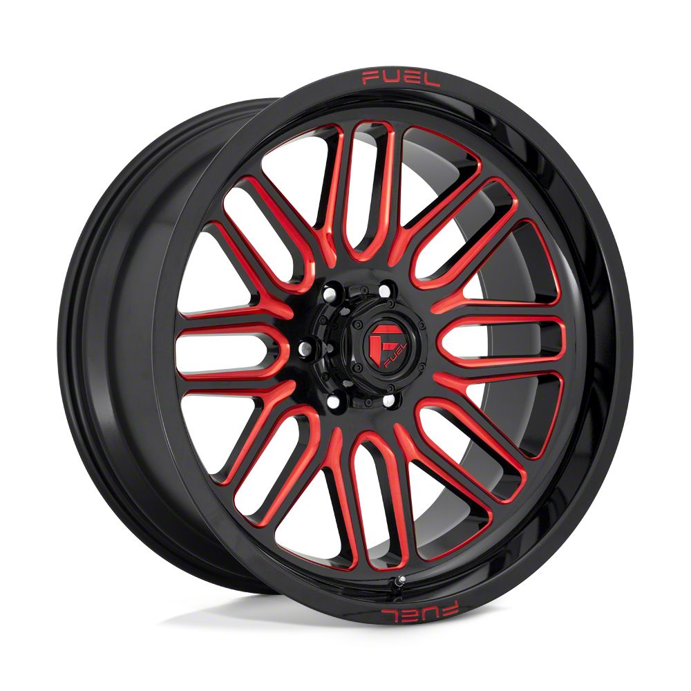 Fuel Wheels Bronco Ignite Gloss Black with Red Tinted Clear 6-Lug Wheel ...