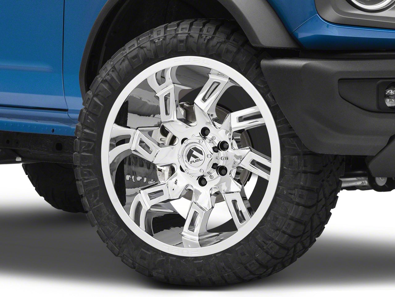 Fuel Wheels Bronco Lockdown Chrome 6-Lug Wheel; 22x10; -18mm Offset ...