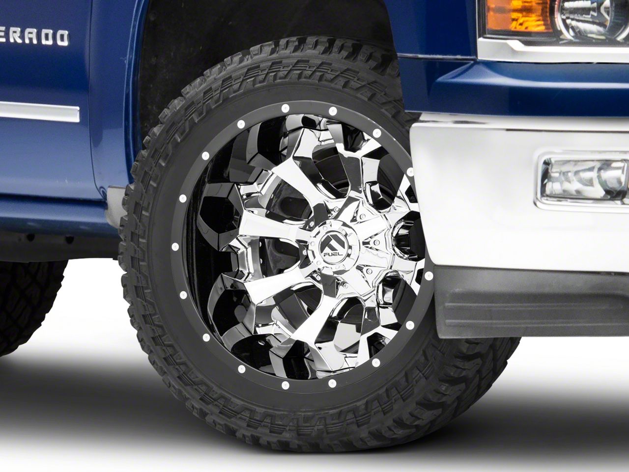 Fuel Wheels Bronco Assault Chrome 6-Lug Wheel; 22x14; -70mm Offset ...
