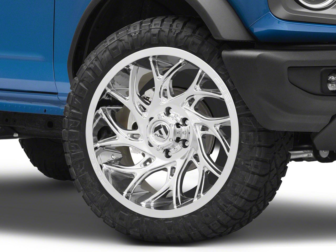 Fuel Wheels Bronco Runner Chrome 6-Lug Wheel; 24x14; -75mm Offset ...