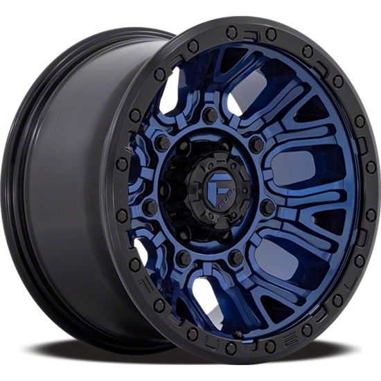 Fuel Wheels Bronco Rush Dark Blue 6-Lug Wheel; 17x9; -12mm Offset ...