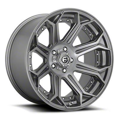 Fuel Wheels Bronco Siege Brushed Gunmetal Tinted Clear 6-Lug Wheel ...