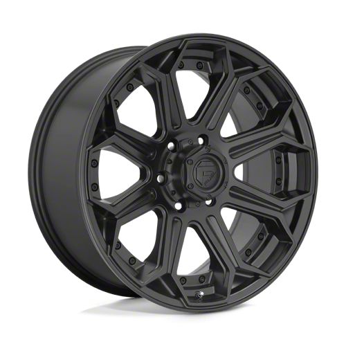 Fuel Wheels Bronco Siege Matte Black 6-Lug Wheel; 20x9; 1mm Offset ...
