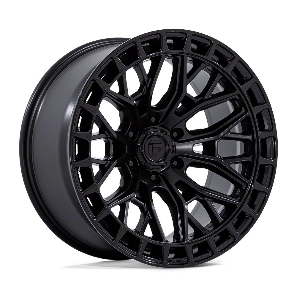 Fuel Wheels Bronco Sigma Blackout with Gloss Black Lip 6-Lug Wheel ...