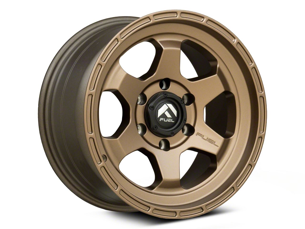 Fuel Wheels Frontier Shok Matte Bronze 6-Lug Wheel; 18x9; 1mm Offset ...