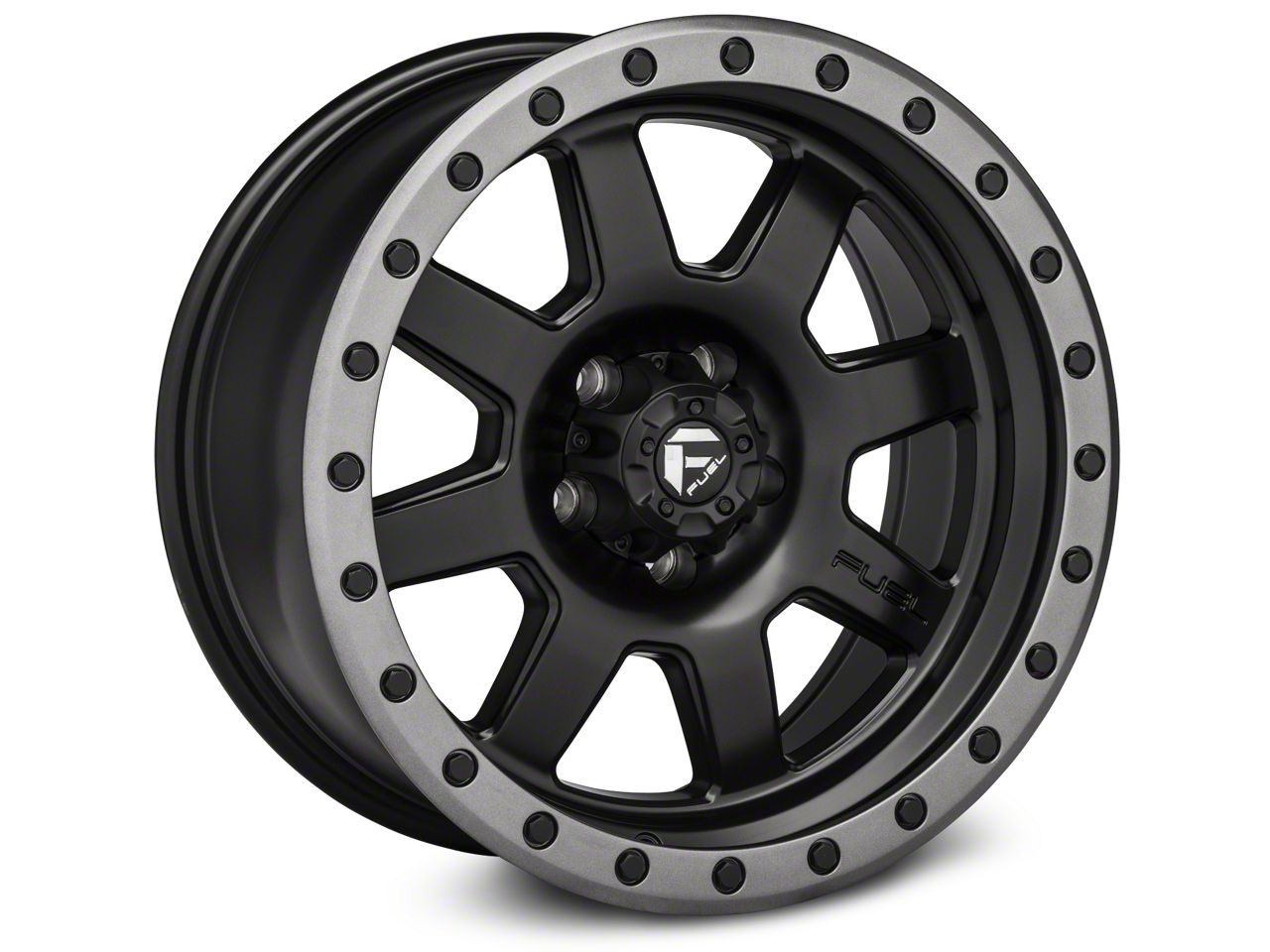 Fuel Wheels Jeep Cherokee Trophy Matte Black with Anthracite Ring Wheel ...