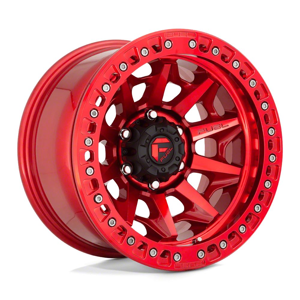 Fuel Wheels Jeep Gladiator Covert Beadlock Candy Red Wheel; 17x9; -38mm ...