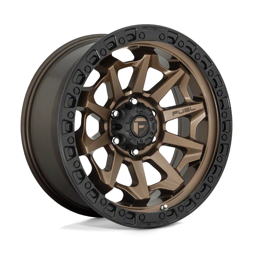 Fuel Wheels Jeep Gladiator Covert Matte Bronze with Black Bead Ring ...