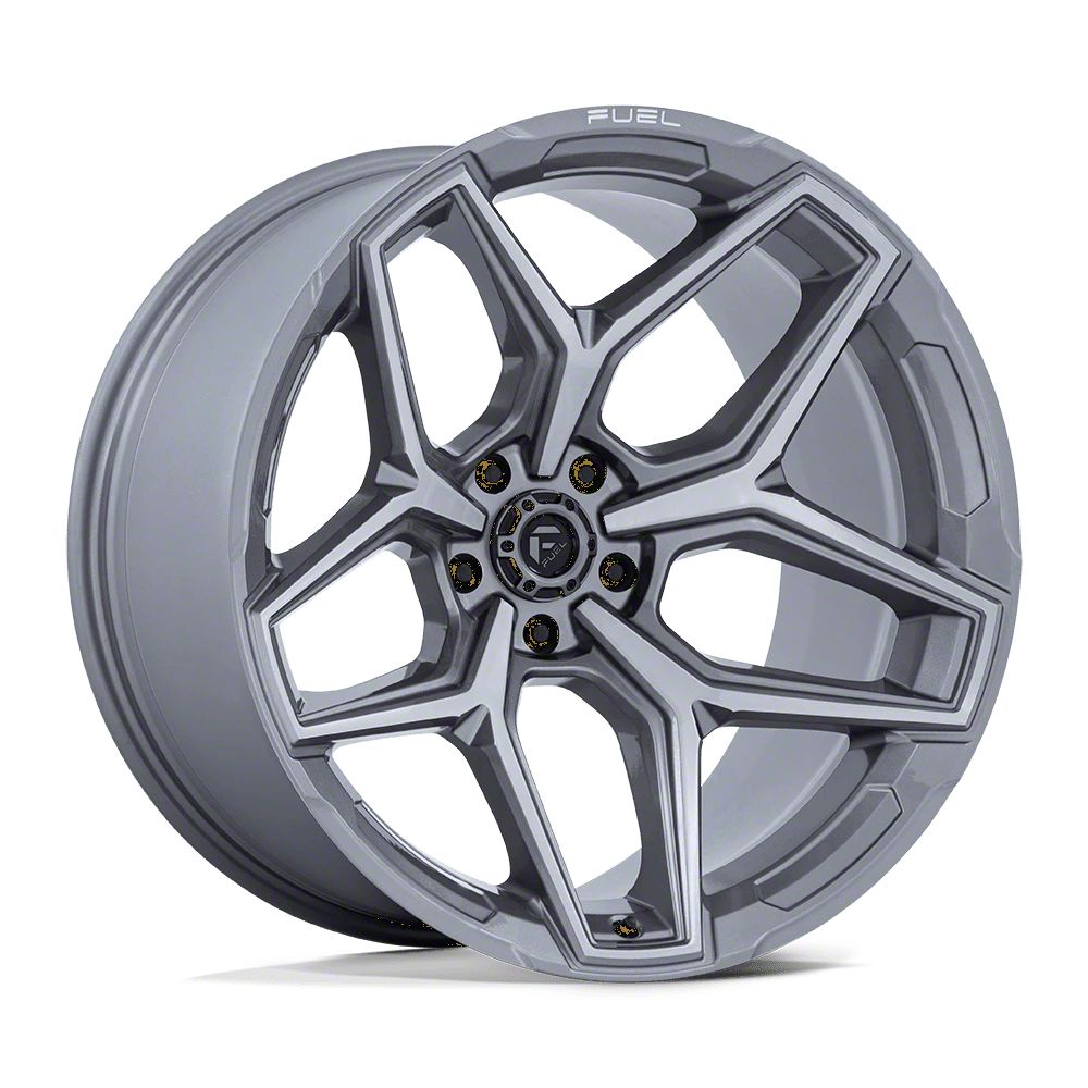 Fuel Wheels Jeep Gladiator Flux Platinum Wheel; 20x10; -18mm Offset ...