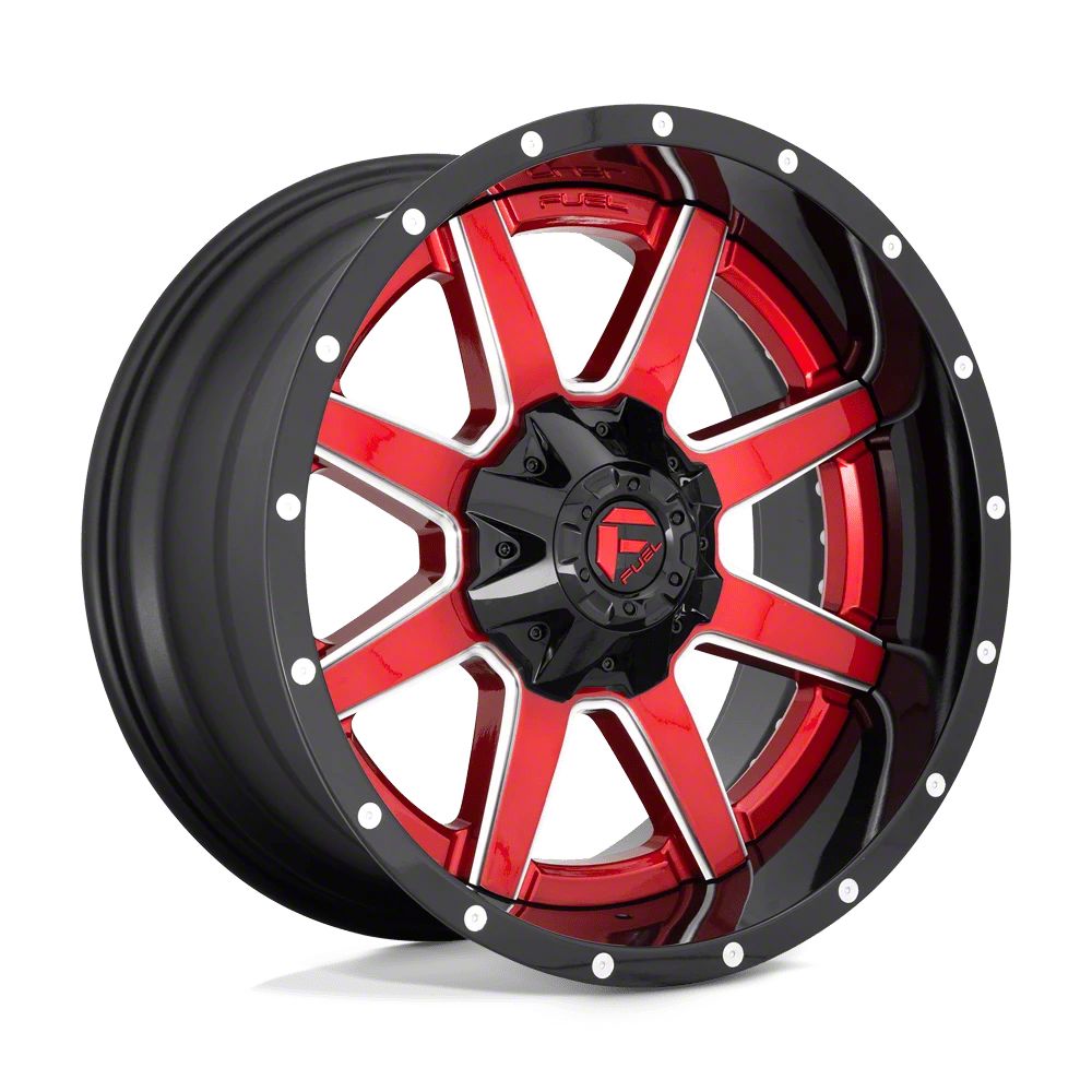 Fuel Wheels Jeep Gladiator Maverick Gloss Red Wheel; 22x12; -44mm ...