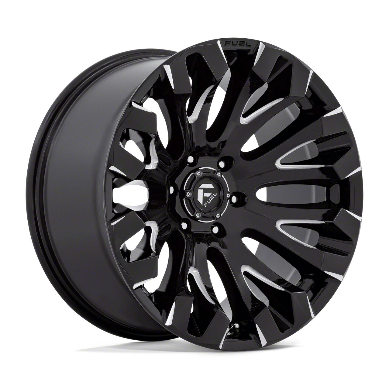 Fuel Wheels Jeep Gladiator Quake Gloss Black Milled Wheel; 18x9 ...