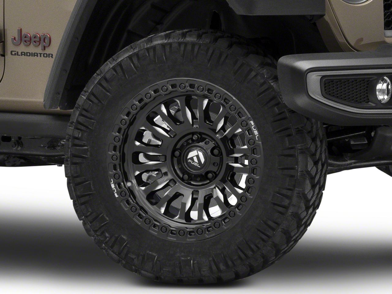 Fuel Wheels Jeep Gladiator Rincon Gloss Black Milled Wheel; 20x9; 1mm ...