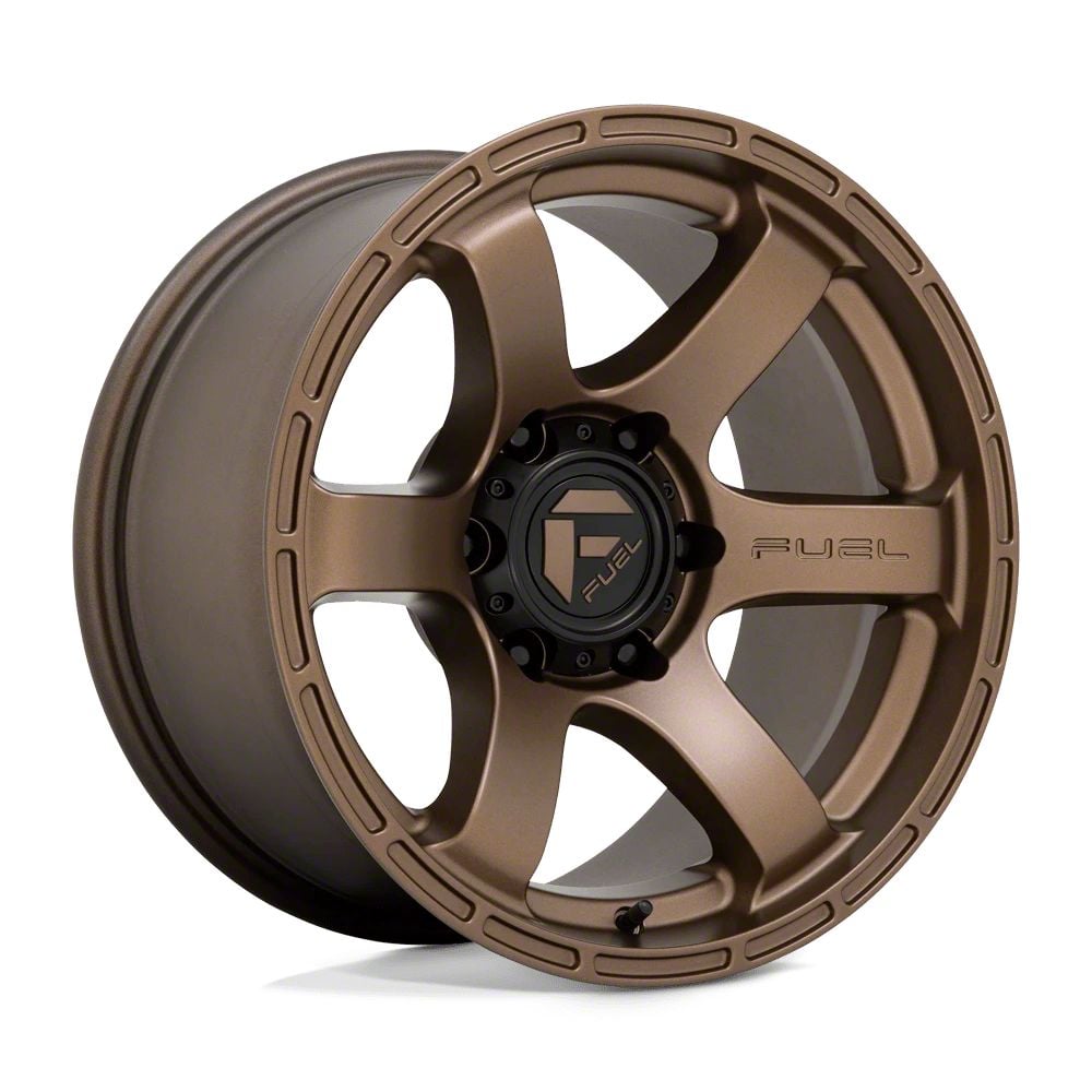 Fuel Wheels Jeep Gladiator Rush Matte Bronze Wheel; 18x9; 20mm Offset ...