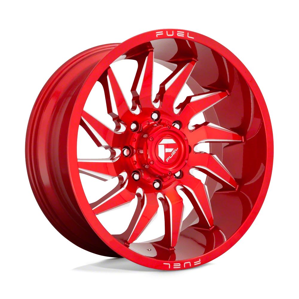 Fuel Wheels Jeep Gladiator Saber Candy Red Milled Wheel; 22x10; -18mm ...