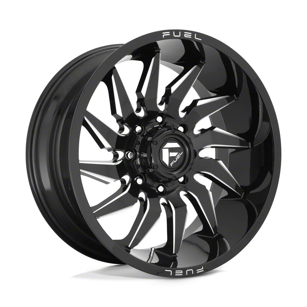 Fuel Wheels Jeep Gladiator Saber Gloss Black Milled Wheel; 22x12; -44mm ...