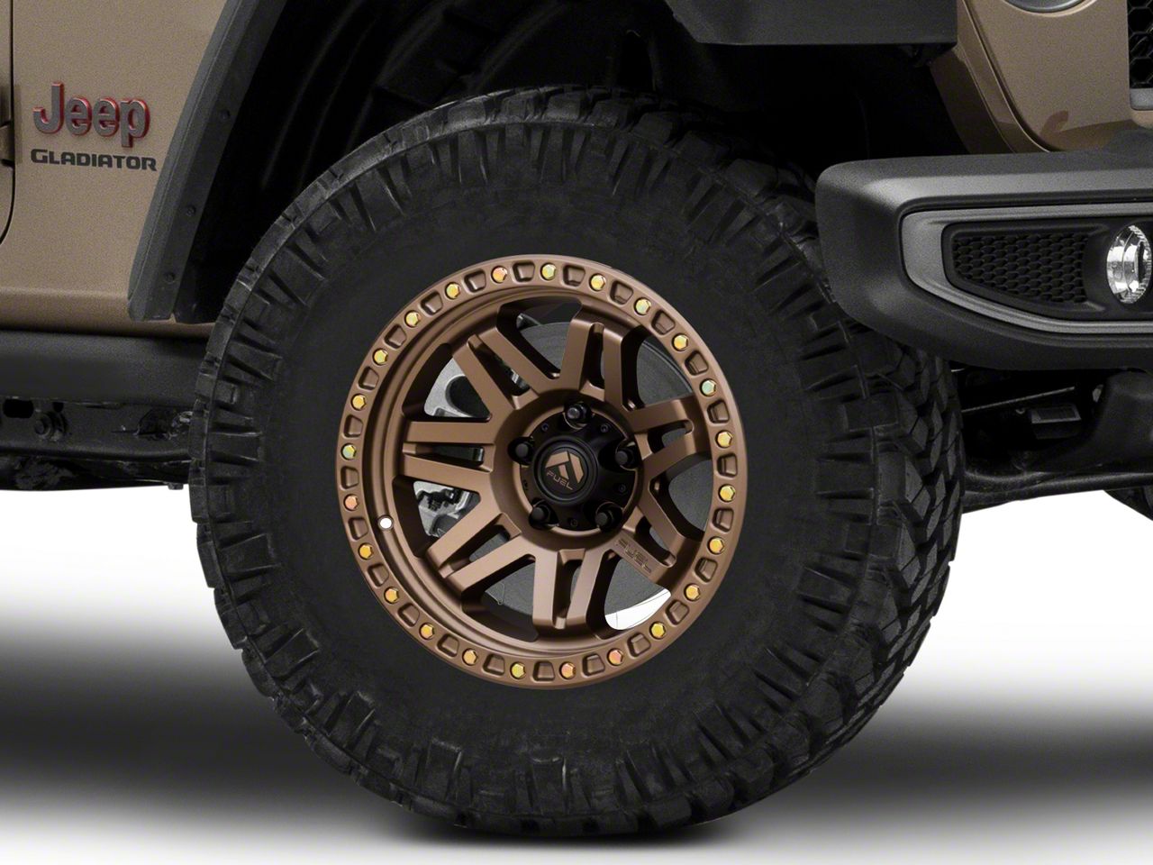 Fuel Wheels Jeep Gladiator Syndicate Full Matte Bronze Wheel; 17x9; 1mm ...