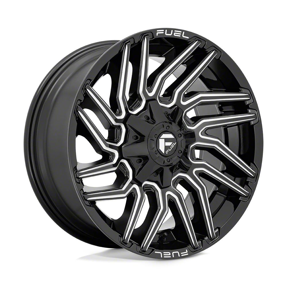 Fuel Wheels Jeep Gladiator Typhoon Gloss Black Milled Wheel; 20x10 ...