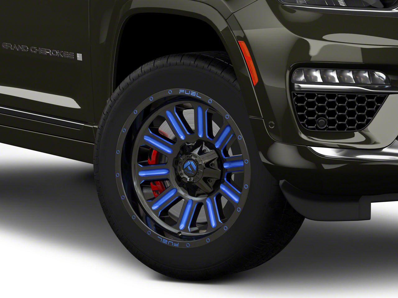 Fuel Wheels Jeep Grand Cherokee Hardline Gloss Black with Blue Tinted ...