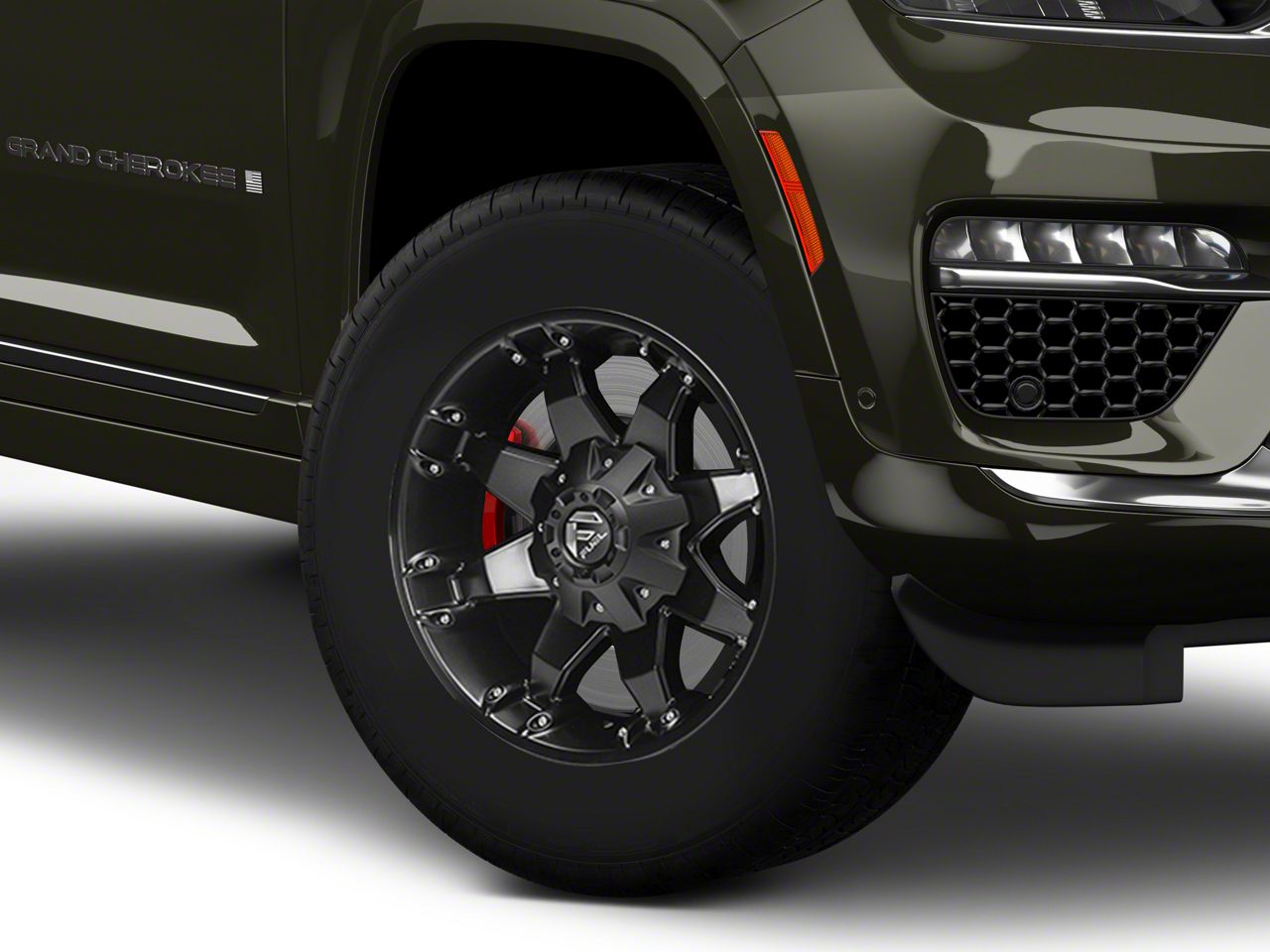 Fuel Wheels Jeep Grand Cherokee Octane Matte Black Wheel; 18x9; 1mm ...
