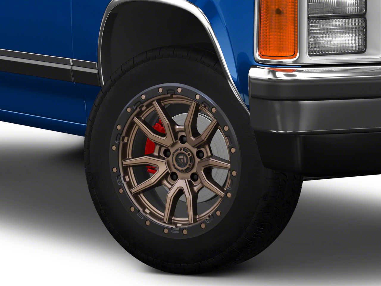 Fuel Wheels Jeep Grand Cherokee Rebel Matte Bronze with Black Bead Ring ...