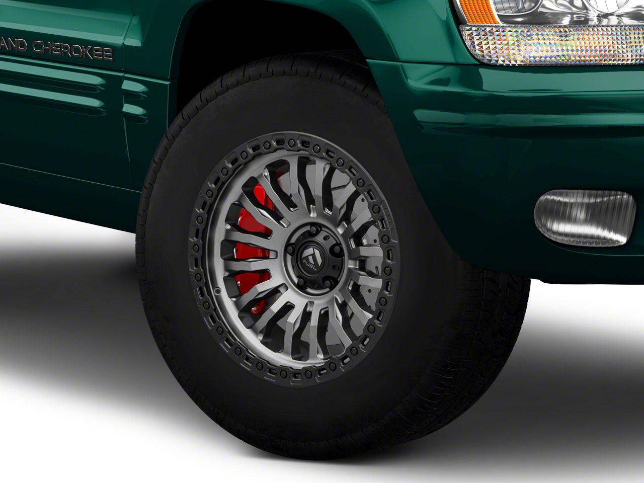 Fuel Wheels Jeep Grand Cherokee Rincon Matte Gunmetal with Black Ring ...