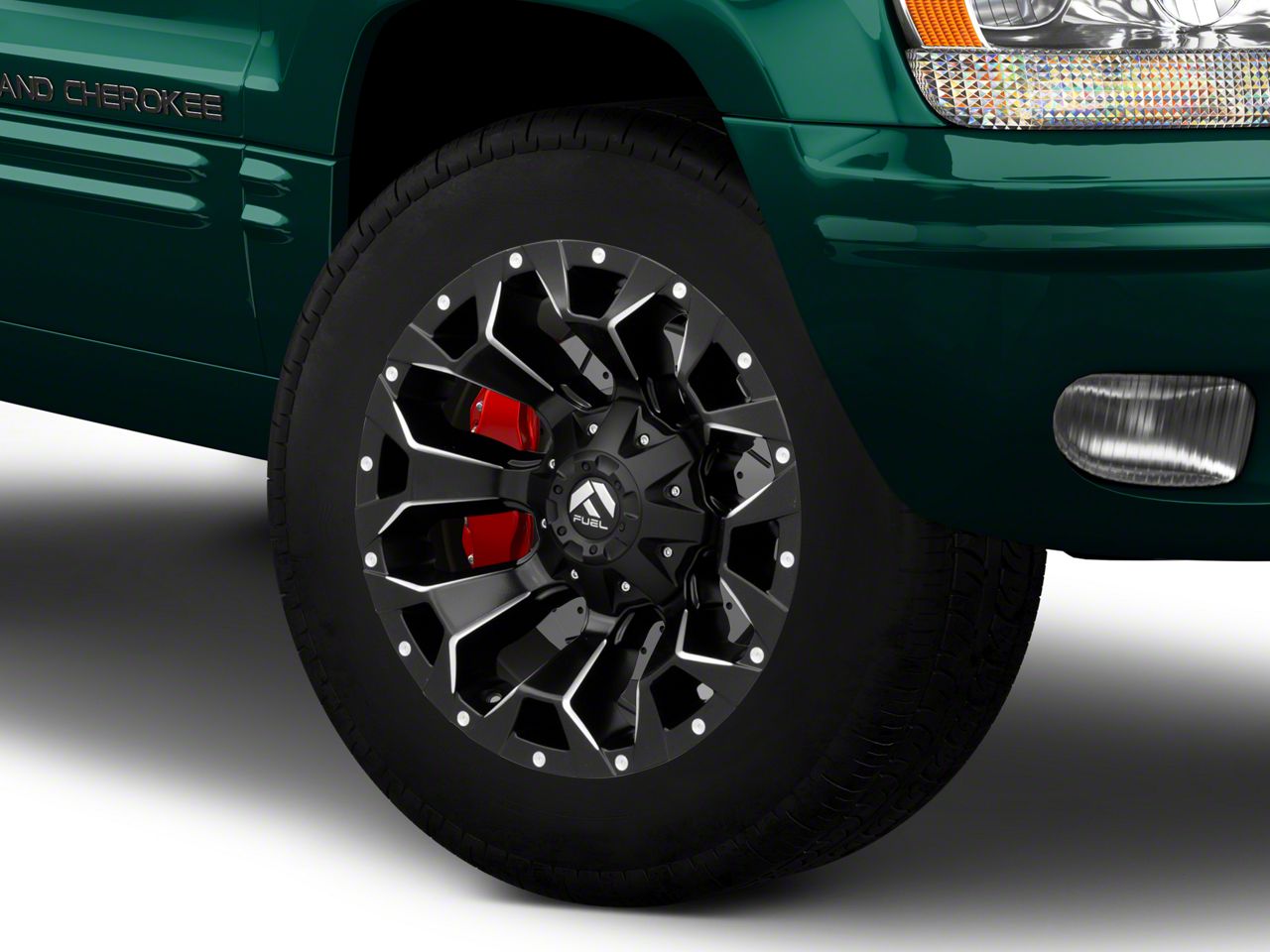 Fuel Wheels Jeep Grand Cherokee Assault Satin Black Machined Wheel ...